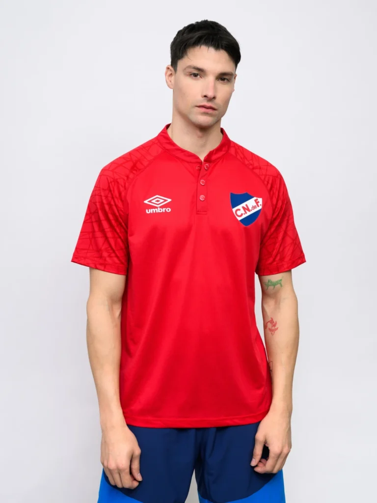 Remera Polo Oryn Rojo Adulto - Con Nacional a todos lados